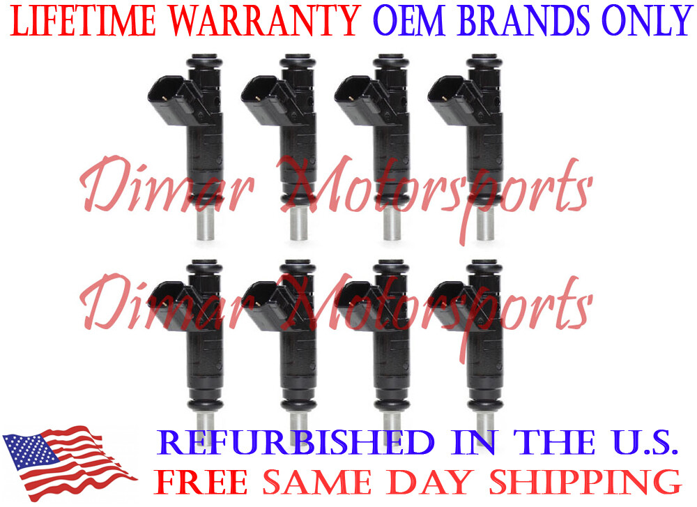 Lifetime Warranty - Set of 8 OEM Fuel Injectors 4.7L 5.7L V8 04591851AA ...