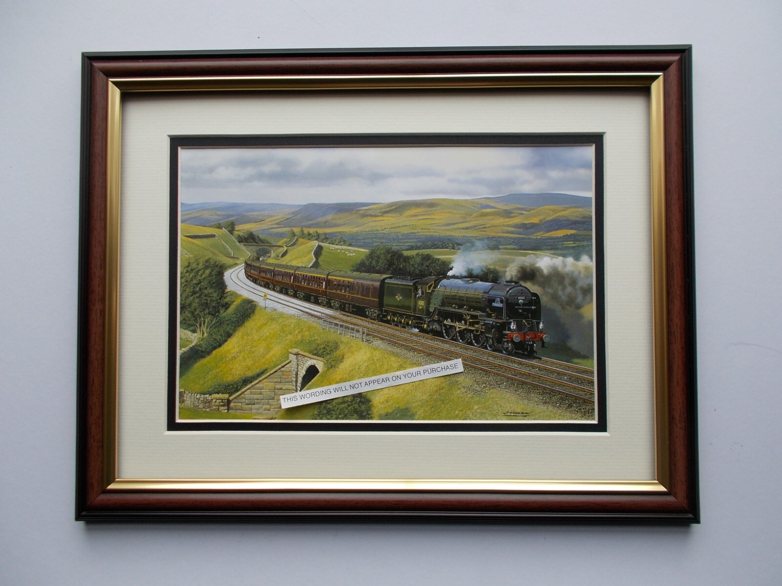 RAILWAY PRINT BY BARRY FREEMAN FRAMED (N) | eBay