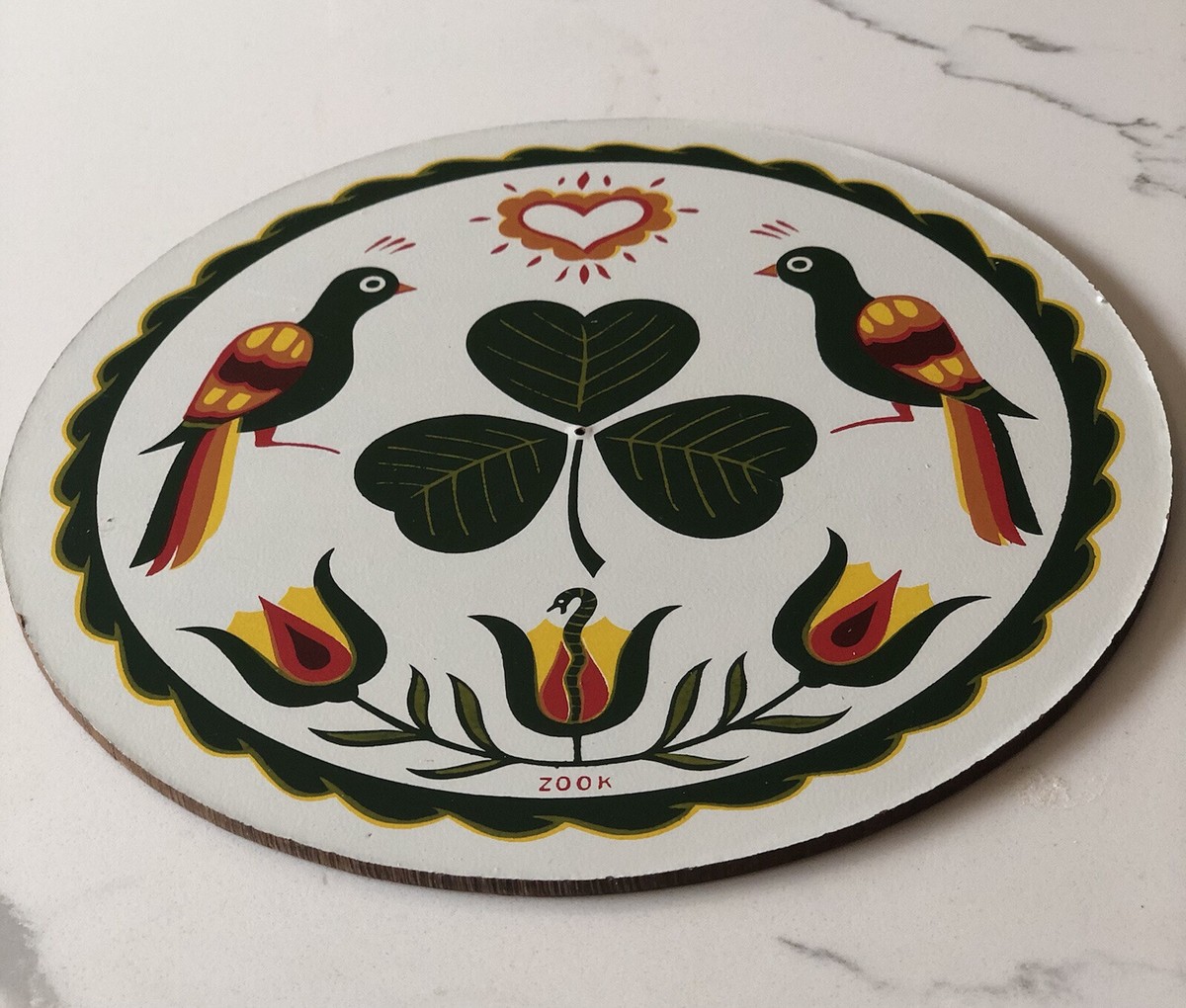 Irish Hex Signs Hxa: IRISH HEX 08 32in PA Dutch Engraved