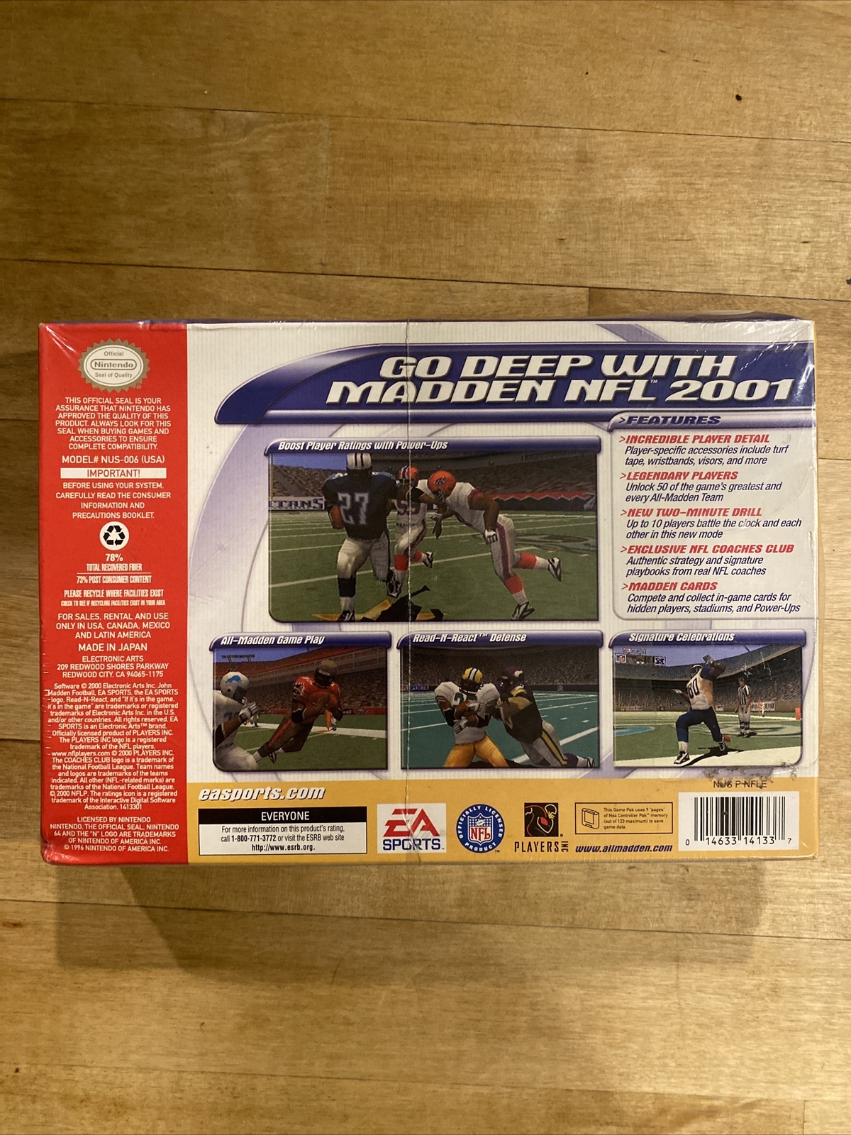 Madden NFL 2001 (Nintendo 64, 2000) for sale online | eBay