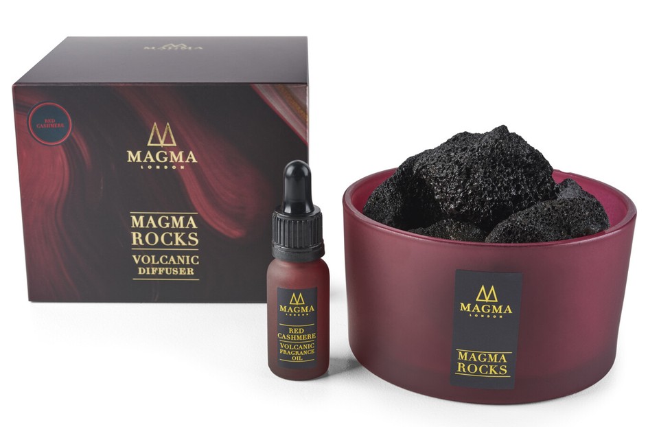 Magma London Volcanic Rocks, Essential Oils Rock Reed Diffuser Gift Box ...