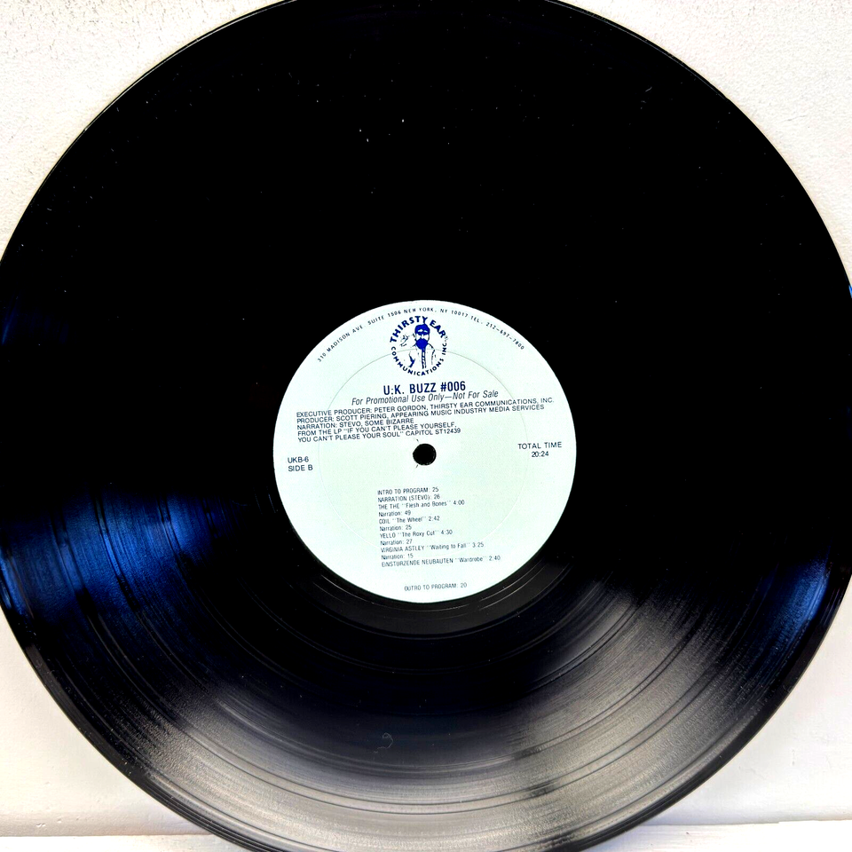 U.K. Buzz #002/003/004/005/006 V/A 1984 Vinyl Thirsty Ear Records 1st ...