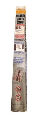 Frost King DDS1 Double Draft Stop For Doors And Windows Brown and white ...