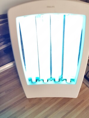 4 Tube Facial tanner Philips HB172 15w Facial Tan sunbed Solarium face ...