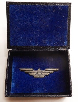 ISRAEL AIR FORCE PILOT "SILVER WINGS" AWARD BADGE IN ORIGINAL BOX | eBay