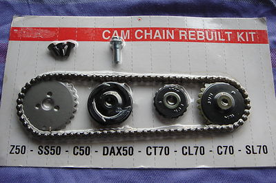 HONDA Z50R Z50A CRF50 C70 CT70 CL70 SL70 S65 XL70 CAM CHAIN REBUILD KIT ...