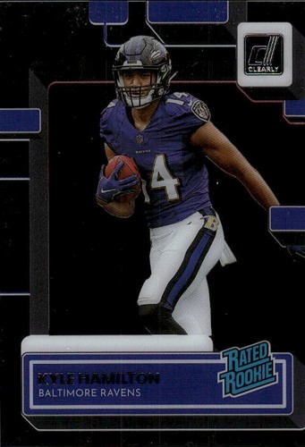 2022 Clearly Donruss Kyle Hamilton #88 Baltimore Ravens 15G | eBay