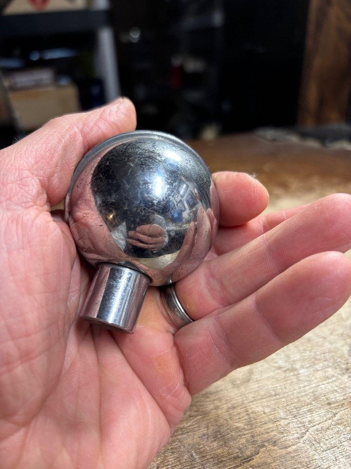 Old Fox Head Ale Ball Tap Handle 1940's Waukesha Wisconsin 1940's Beer ...