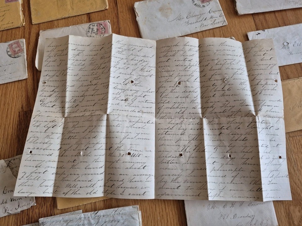 19 1861-1862 CIVIL WAR LETTERS From/To CHARLES H. CONOVER | eBay