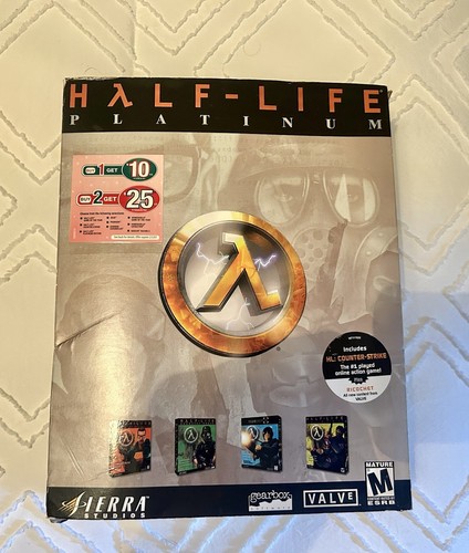 Half-Life Platinum - Big Box Edition PC | eBay