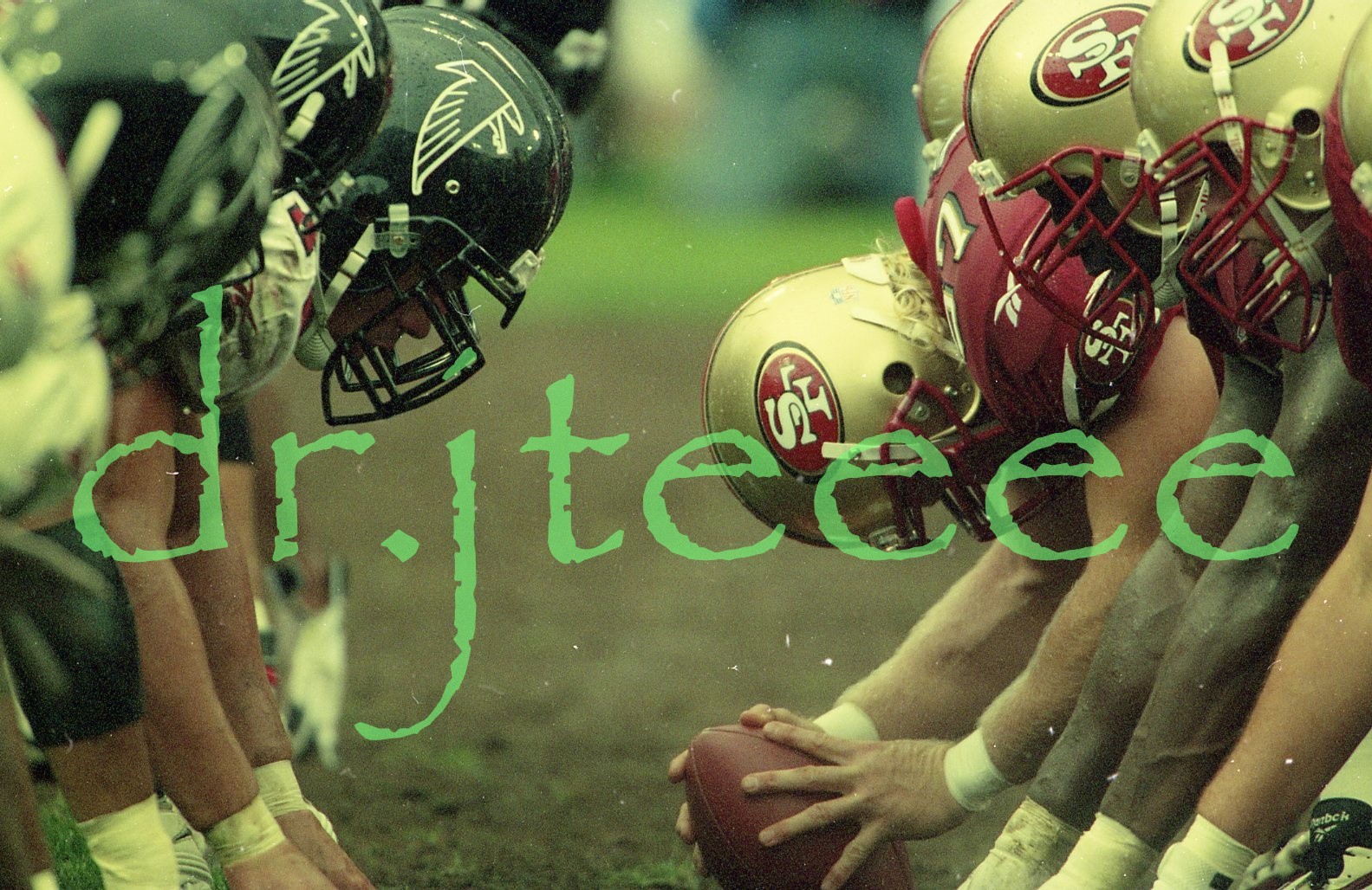 1998 ATLANTA FALCONS vs SAN FRANCISCO 49ERS - 35mm Football Slide ...