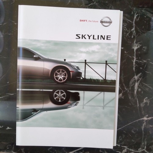 [Import duties included] Nissan Skyline 2003 OEM Option Parts Catalog ...