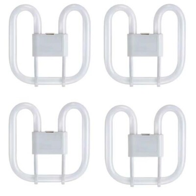 2D 2/4 Pin 38W Fluorescent Light Bulbs Energy Saving Lamp Bulb White ...