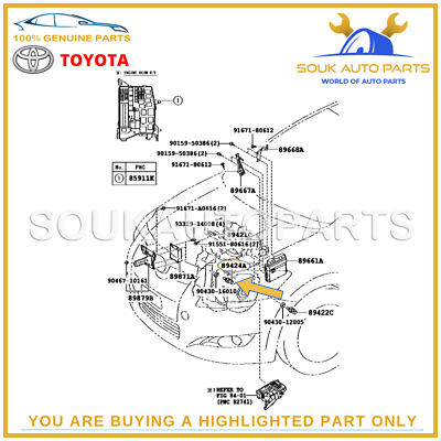 89424-60010 Genuine Toyota SENSOR, INLET AIR TEMPERATURE 8942460010 OEM ...