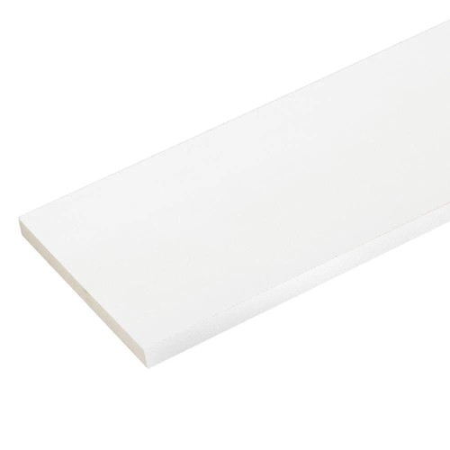 Veranda PVC Trim White Solid Board Insects Resistance Lightweight (3 ...