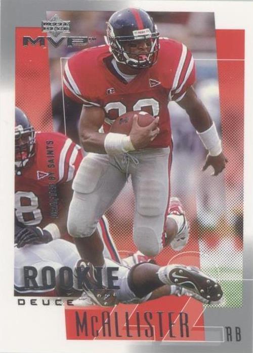 2001 Upper Deck MVP - Rookie Deuce McAllister #295 (RC) for sale online ...