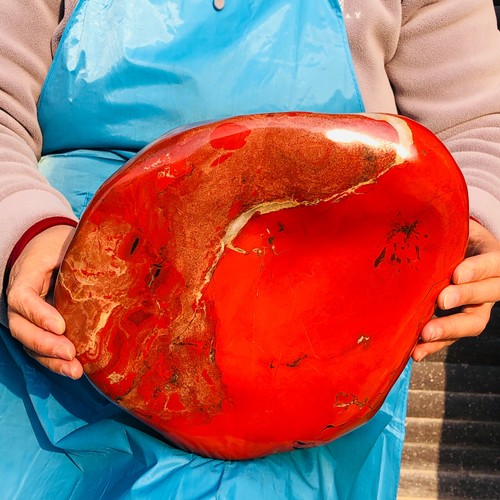 19.11LB Large Natural Red Jasper ore standard Quartz Crystal Healing ...