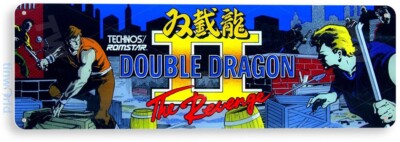 TIN SIGN Double Dragon 2 Arcade, Retro, Console, Marquee, Game Room ...