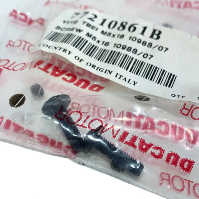 Ducati OEM Part Screw TBEI M5x18 77210861B for sale online | eBay