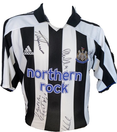 Signed Newcastle United Shirt No 9s Shearer Ferdinand Macdonald And ...