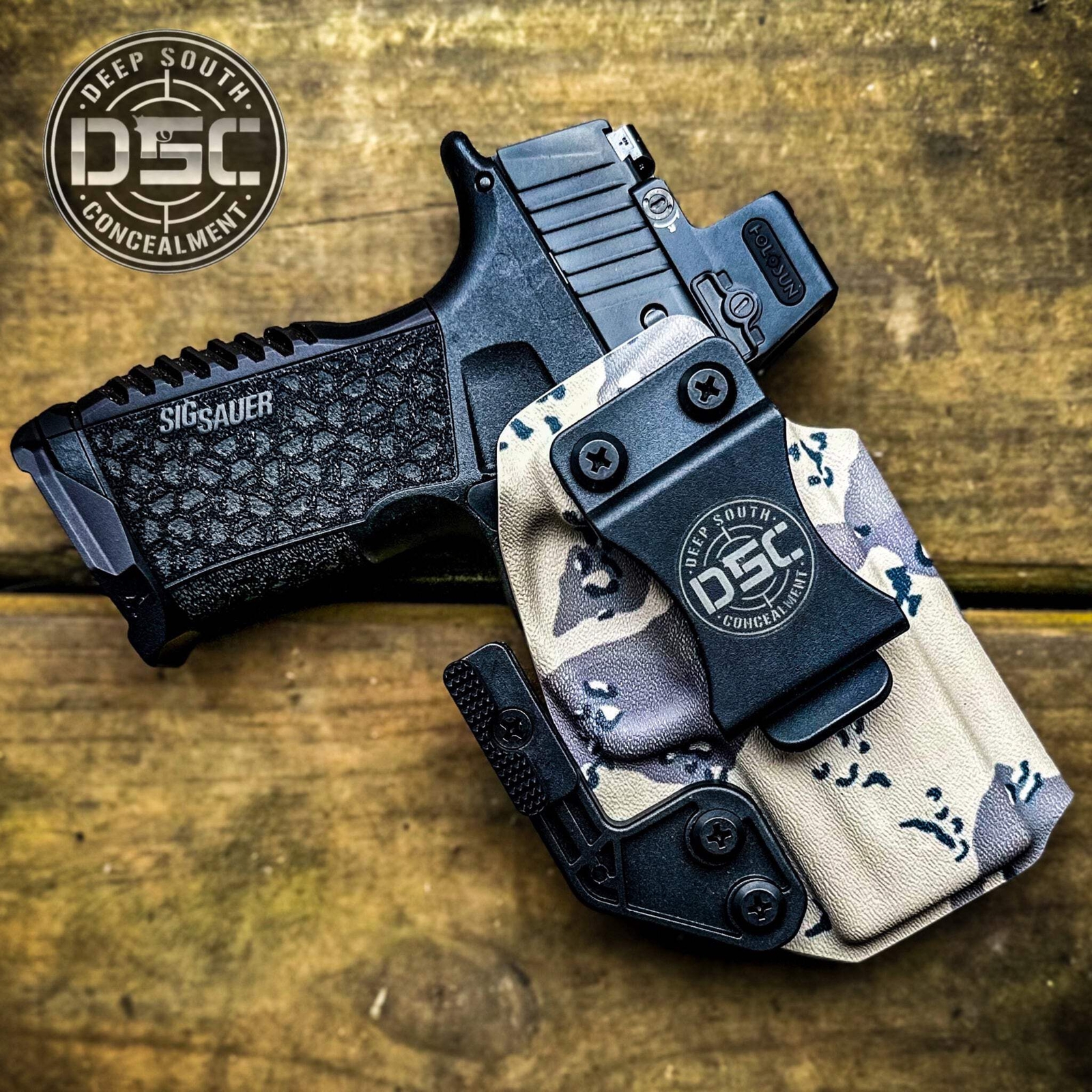 Sig Sauer P365 XMacro Desert Storm (Chocolate Chip) Camo RH IWB Holster ...