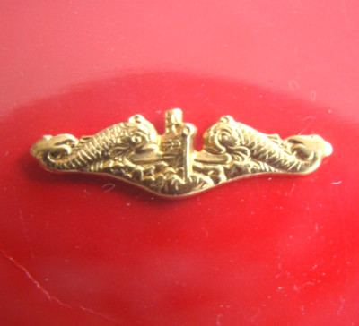 USN US NAVY USS SHIP SUBMARINE WARFARE MINI QUALIFICATION BADGE ...