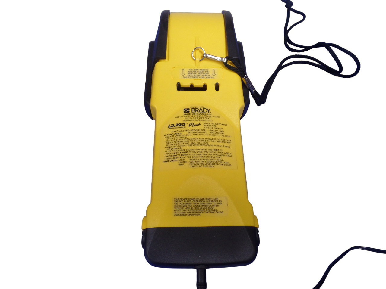 Brady I.D. PRO Plus Wire Marker Printer - Free Shipping | eBay