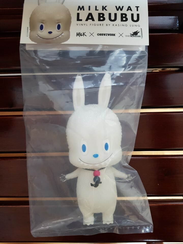 Milk Labubu Kasing Lung The Monster Sofubi Figure Milk Wat Labubu ...