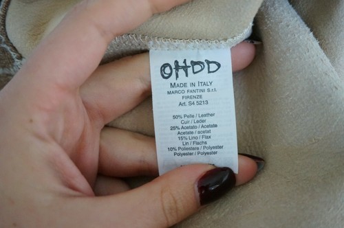 OHDD by Save The Queen Colorful Jacket+Genuine Leather Details; Size:28 ...