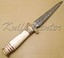 CUSTOM HAND MADE DAMASCUS STEEL HUNTING DAGGER KNIFE HANDLE CAMEL BONE ...