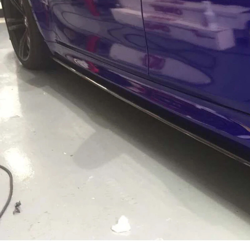 PSM Style Side Skirt Extension Carbon Black Fits BMW F82 F83 M4 F80 M3 ...