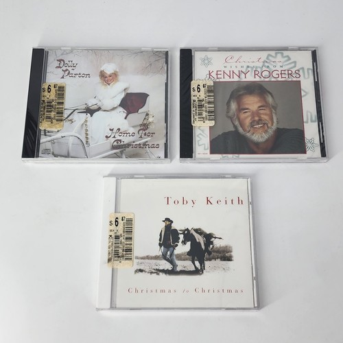 Brand New - Sealed - Country Christmas CD-s Kenny Rogers Dolly Parton ...