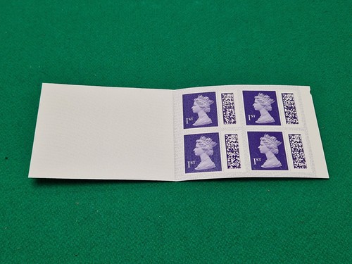 Seven Books of 4 Queen Elizabeth 1st First Class Postage Stamps with ...