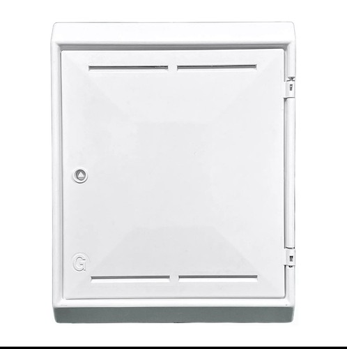 MK2 Surface Mounted Gas Meter Box - White (502mm x 408mm x 225mm ...