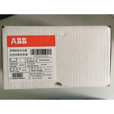 1 piece new abb ATS022 dual power automatic switching controller Free ...