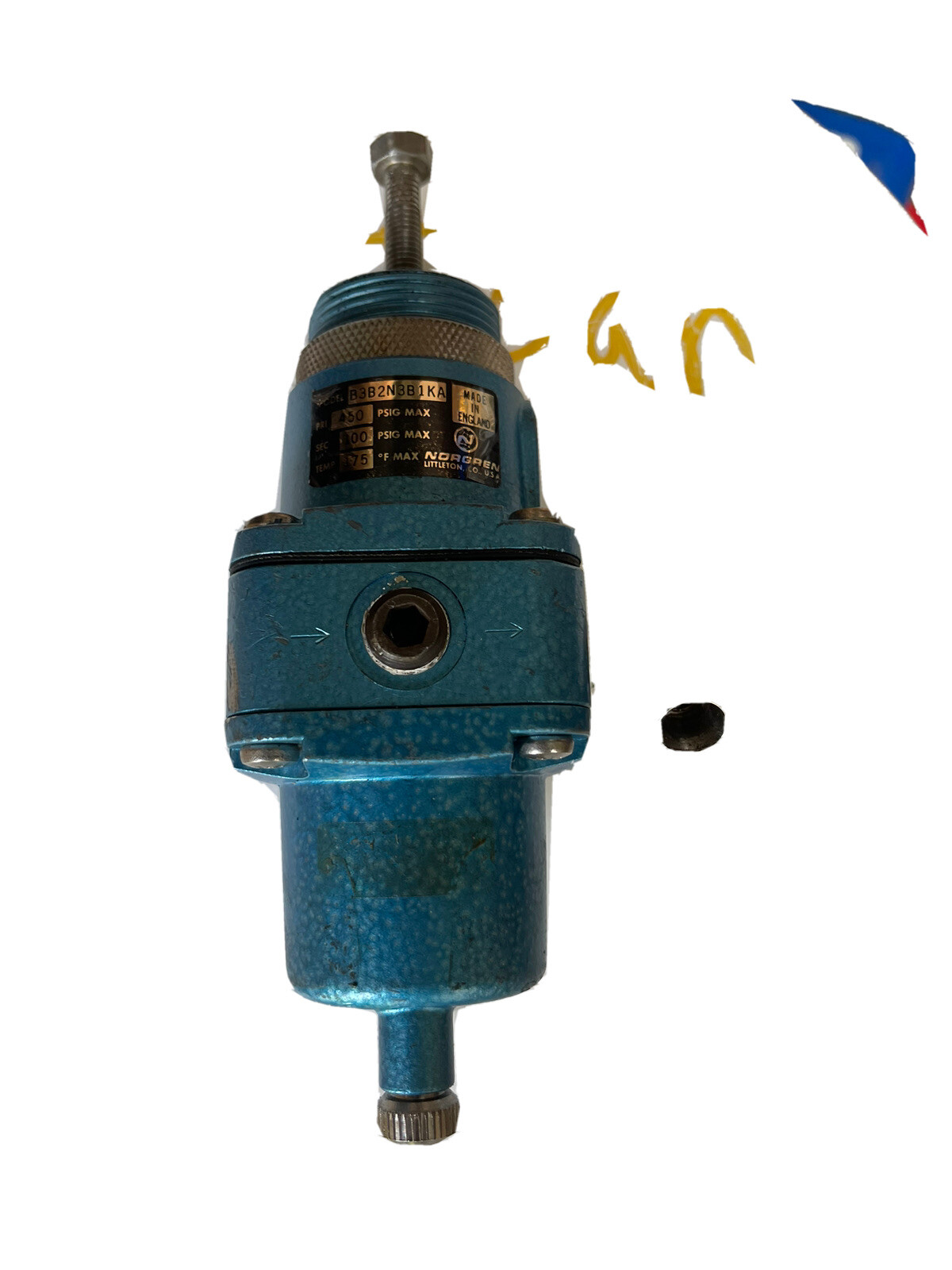 NORGREN B38-242-B2KA Stainlesss Steel Filter-Regulator NACE 1/4" NPT F ...