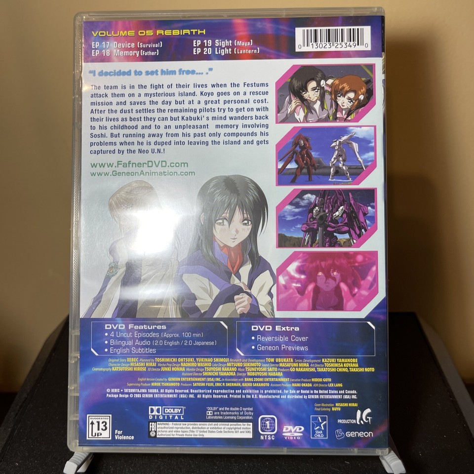 FaFner Rebirth DVD Volume 5 Geneon English | eBay