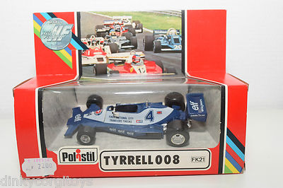 POLISTIL FK21 FK 21 FK-21 TYRRELL 008 ELF F1 MINT BOXED RARE RARE RARE ...