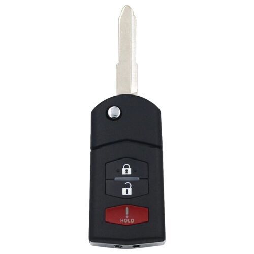 2005 2006 2007 2008 for Mazda 6 RX-8 Keyless Remote 3-Button Flip Key ...