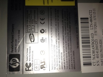 HP CD-Rom drive LTN486S | eBay Australia