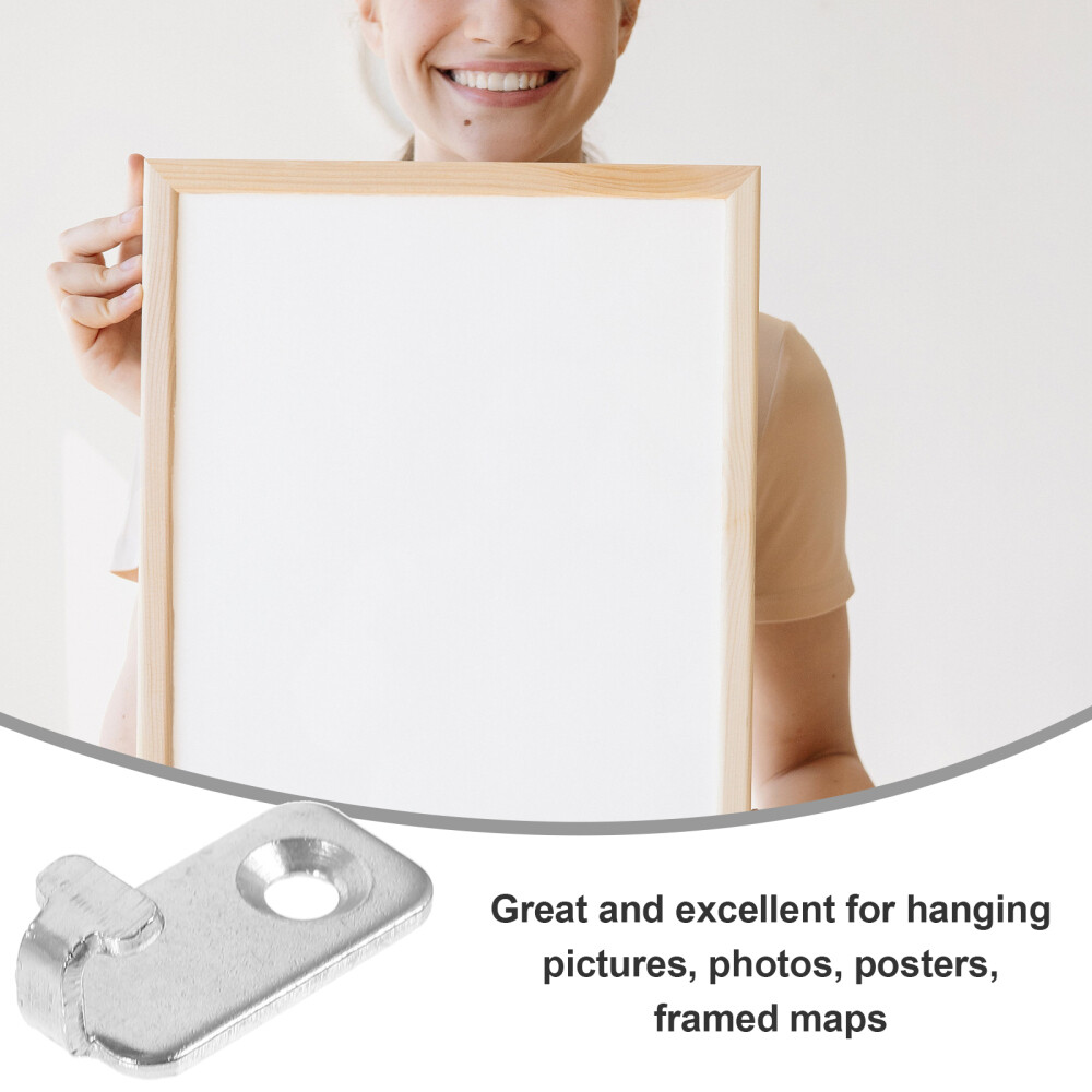 10 Pcs Wall-mounted Mini Hook Picture Frame Hooks Hanging System Decor ...