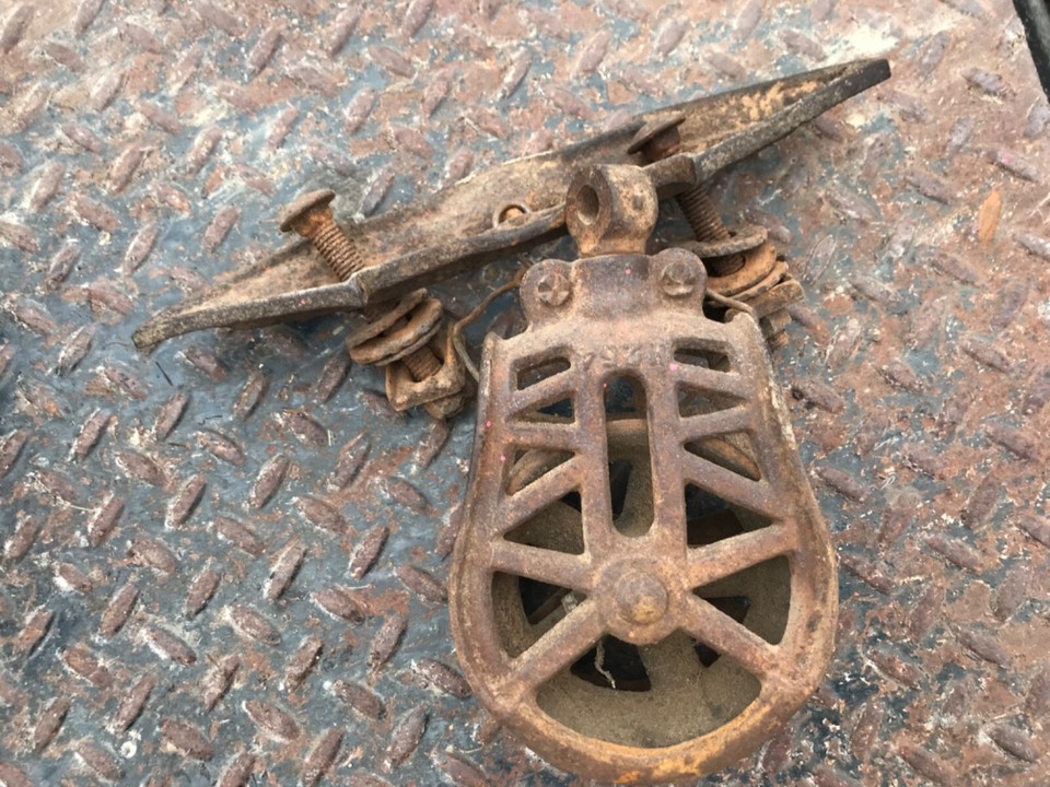 FE Myers & Bro. O.K. Unloader Hay Trolley Cast Iron Ashland Ohio ,Man ...