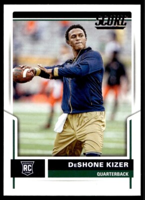 2017 Score DeShone Kizer Rookie G57 Notre Dame Fighting Irish #381 | eBay