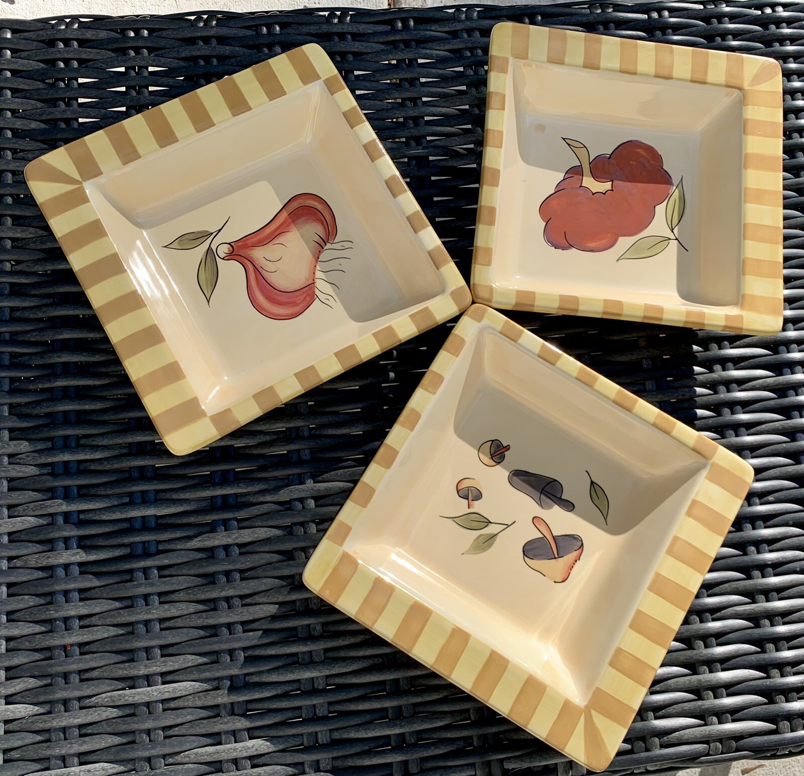 Antipasto,Debbie Segura Designs For Signature Houseware Inc.Set Of 3 ...