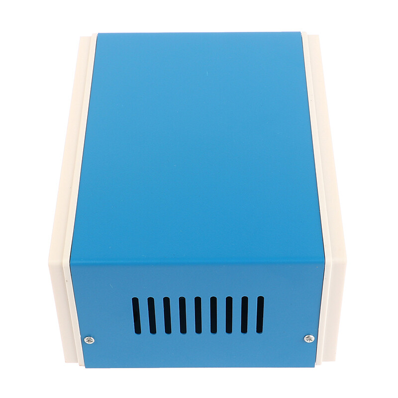 Blue Junction Box Metal Rectangle Electronic Project Case DIY ...
