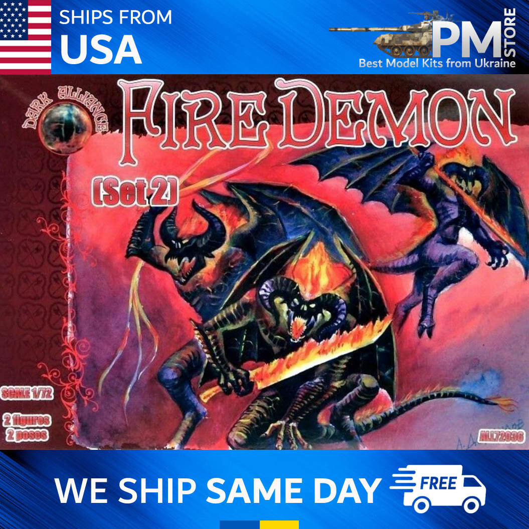 Alliance 72036 Fire Demon, Set 2 (Fantasy Series) scale plastic model ...