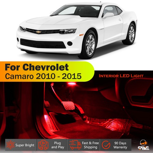 9 x For 2010 - 2015 Chevy Camaro Interior LED Lights Bulb Package Kit ...