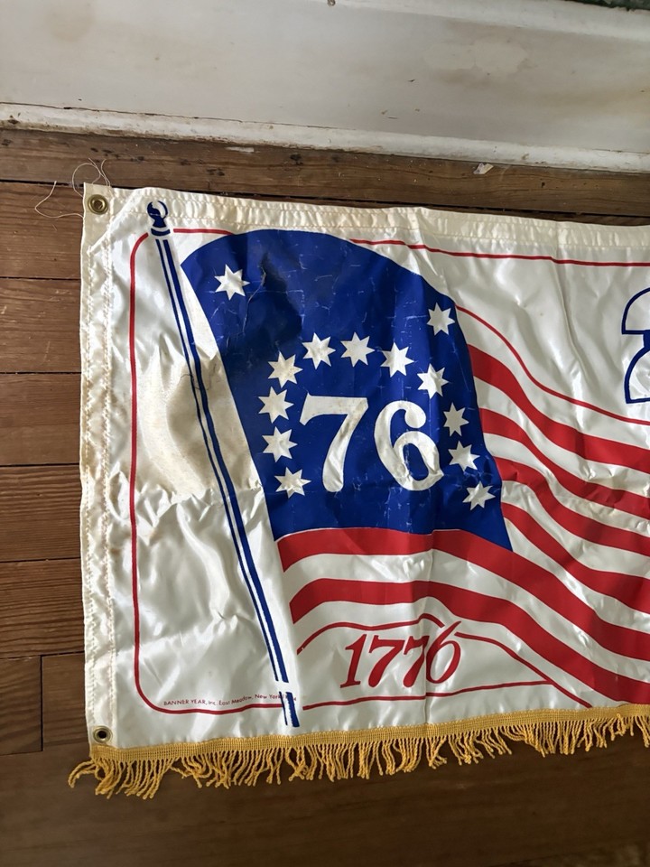 Rare Americana Original Large Vintage Bicentennial 1776-1976 Banner ...