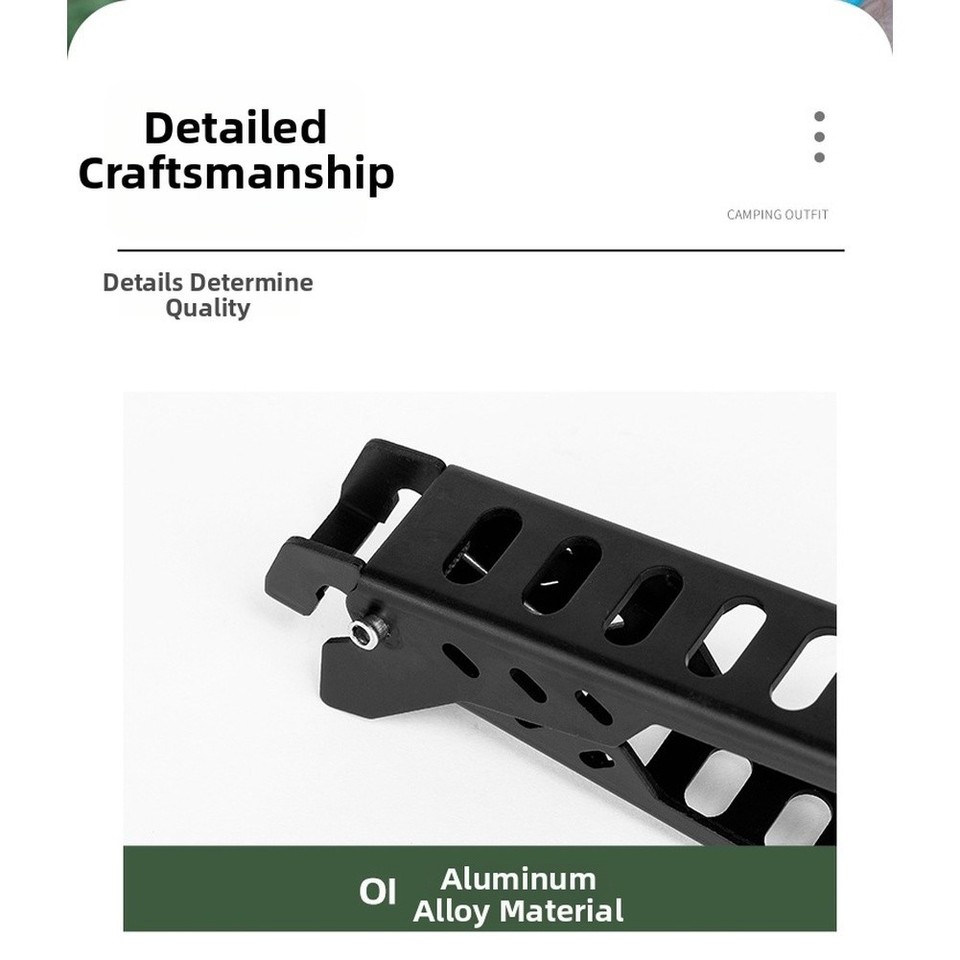 Camping Tongs BBQ Grill Tool Ventilated Hollow Structure Heat Resistant ...