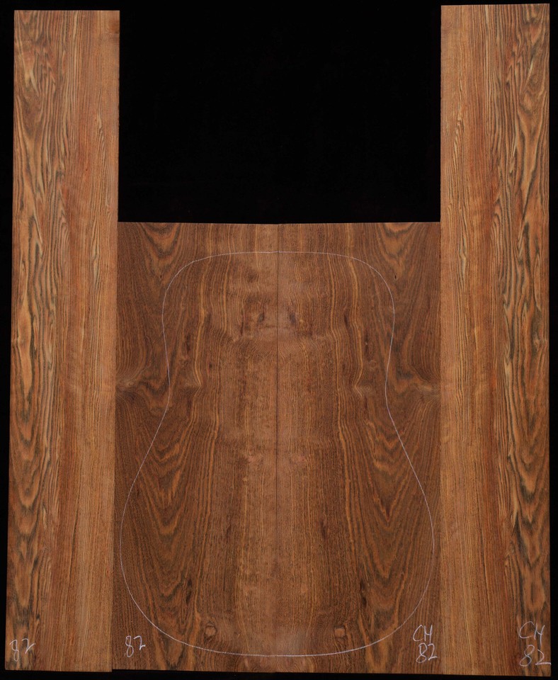 Chechen #82 Guitar Set Dred size back and sides luthier tonewood | eBay